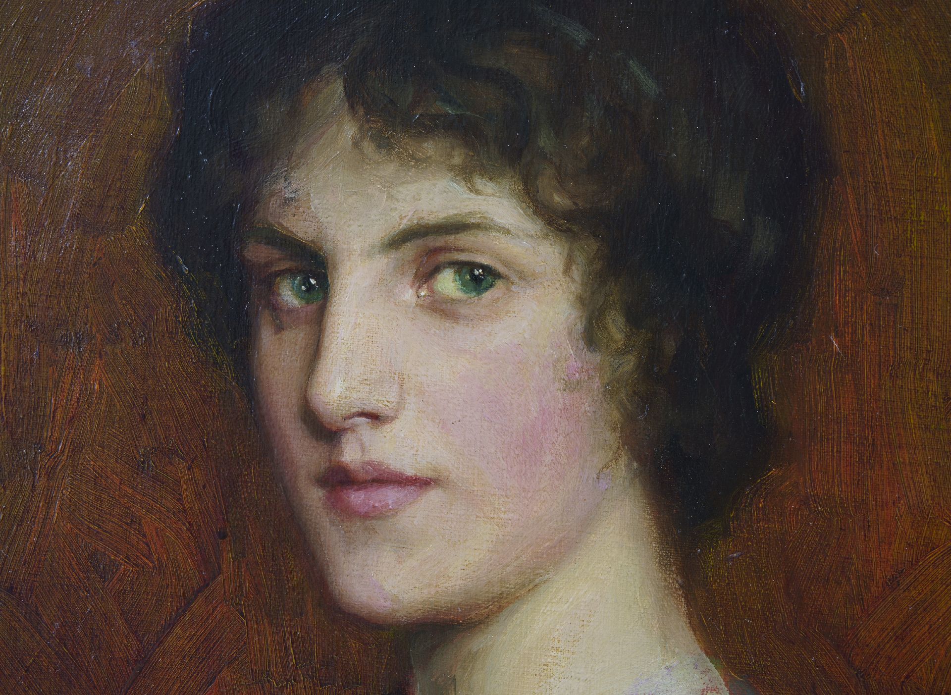 Charles Perugini | Paintings for Sale | Portrait of a young woman ...