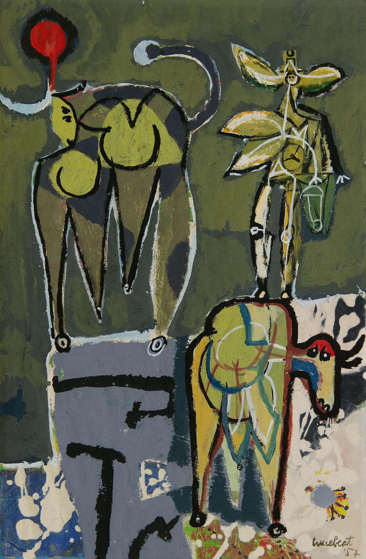 Lucebert (1924-1994) Paintings for Sale