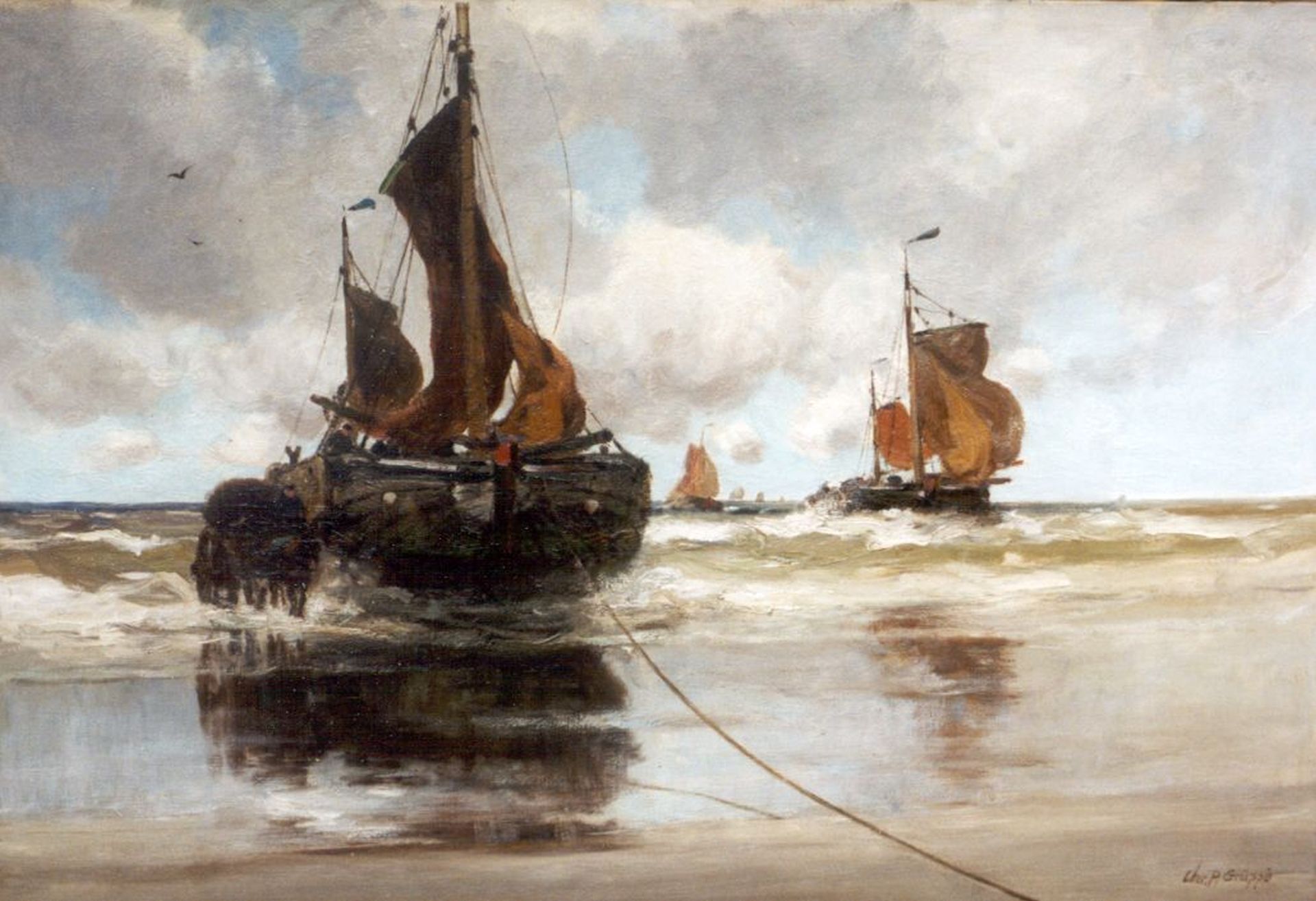 Charles Paul Gruppe (1860-1940) Paintings for Sale