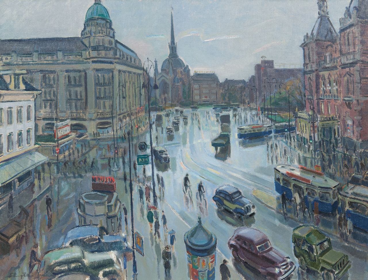 Jan Sluijters jr. | Paintings for Sale | After the rain: the ...