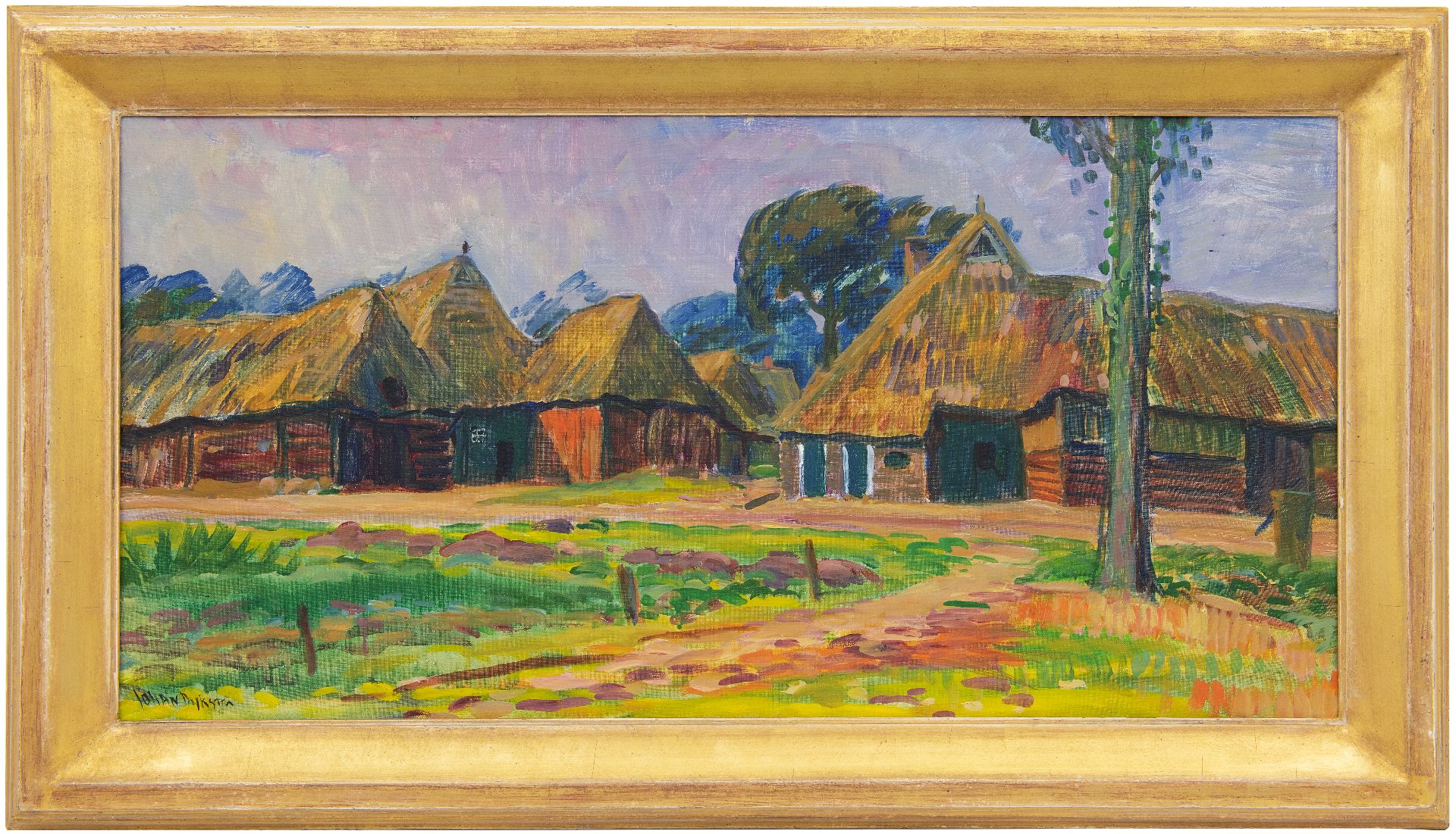 Johan Dijkstra | Paintings for Sale | Farmhouses in Orvelte